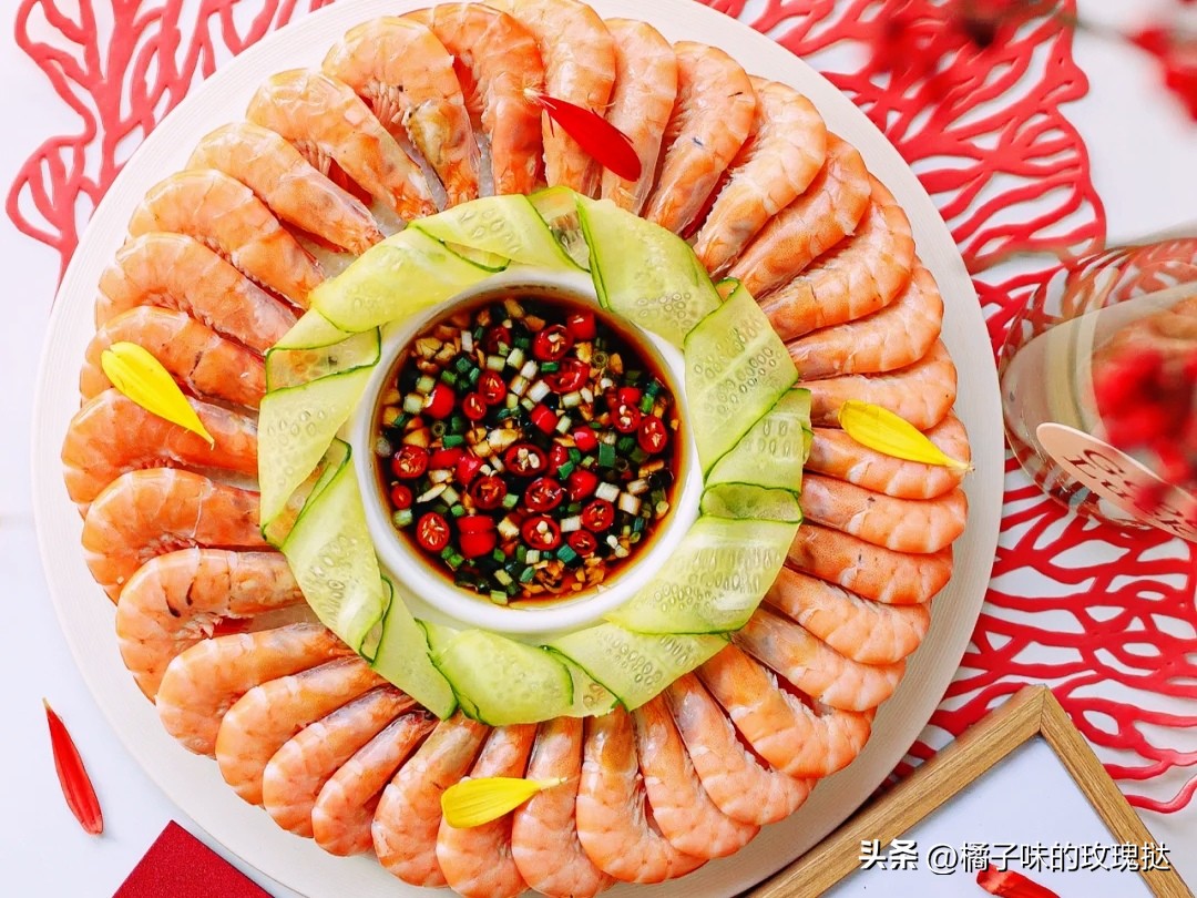 Mid-Autumn Festival Reunion Family Dinner: Blossoming Rich Shrimp ...