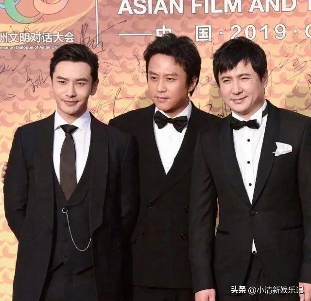 Huang Xiaoming's height is always a mystery, take a look at the heights ...