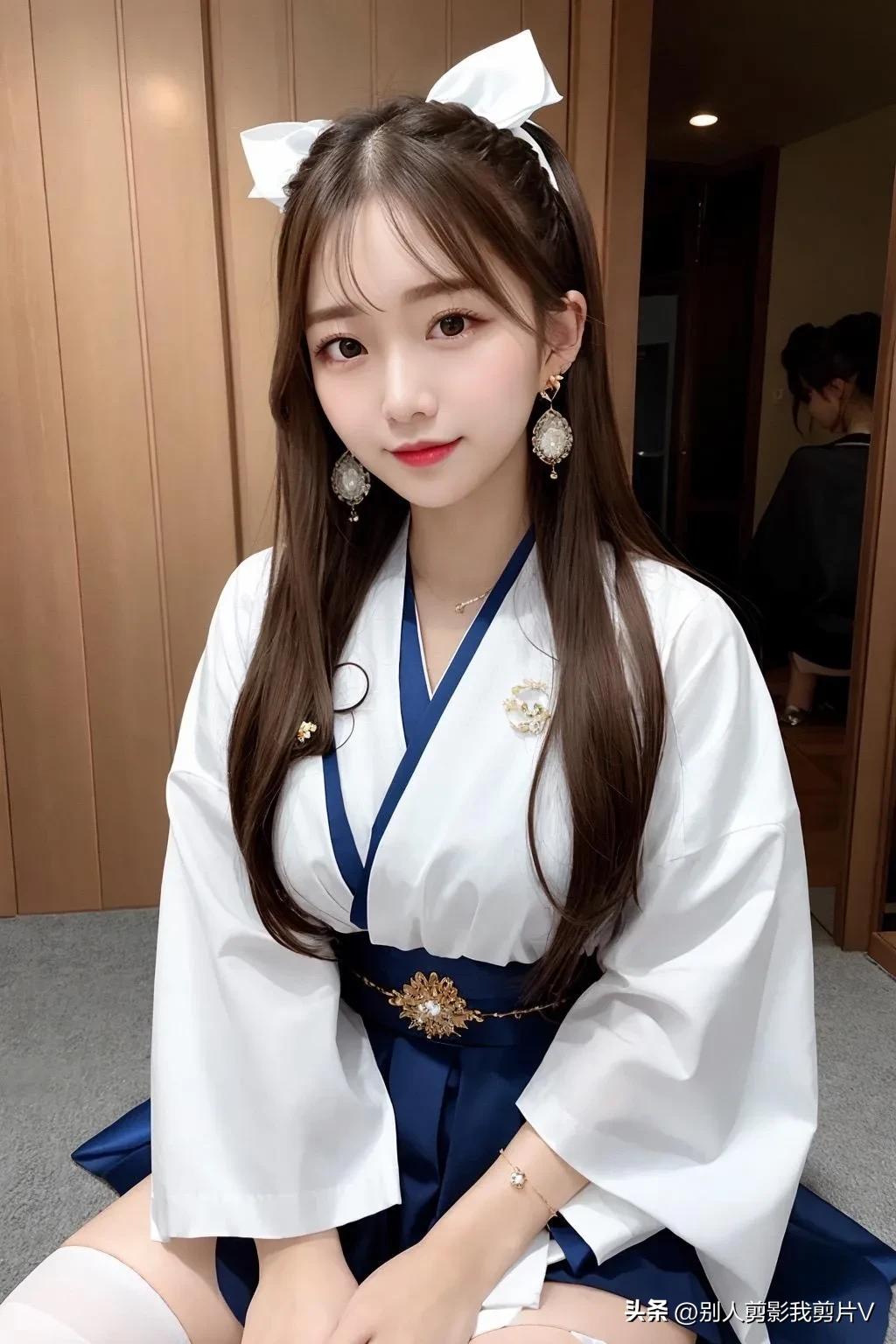 AI painting: Naughty girls are ashamed, time is worry-free - iNEWS