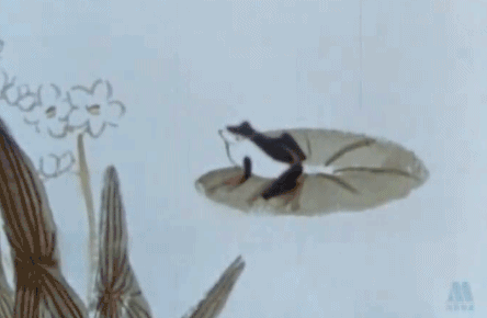 China's first ink animation "Little Tadpoles Looking for Mother" has ...