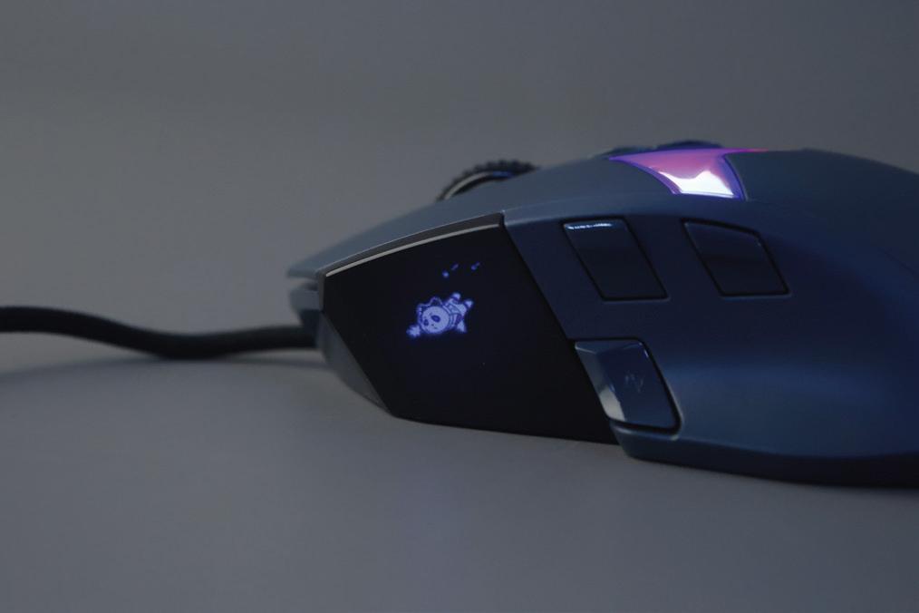 Peripheral equipment with a display screen - Dareus A980 gaming mouse ...