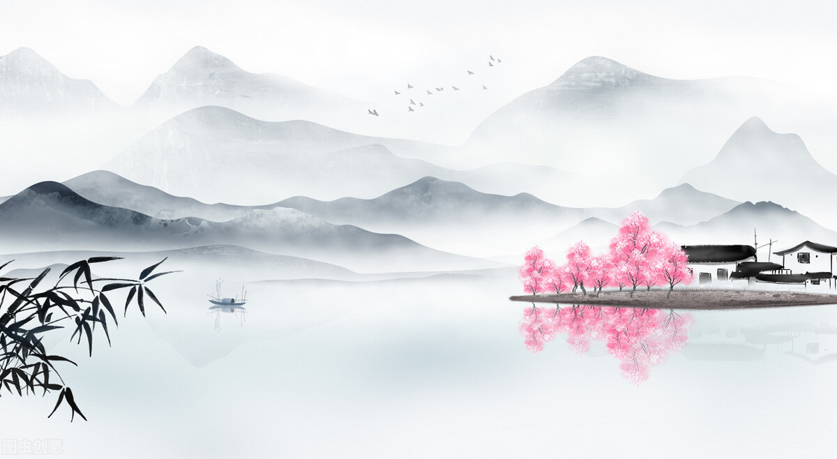 Two poems by Jiang Kui, a poet of Song Dynasty.Artistic conception ...