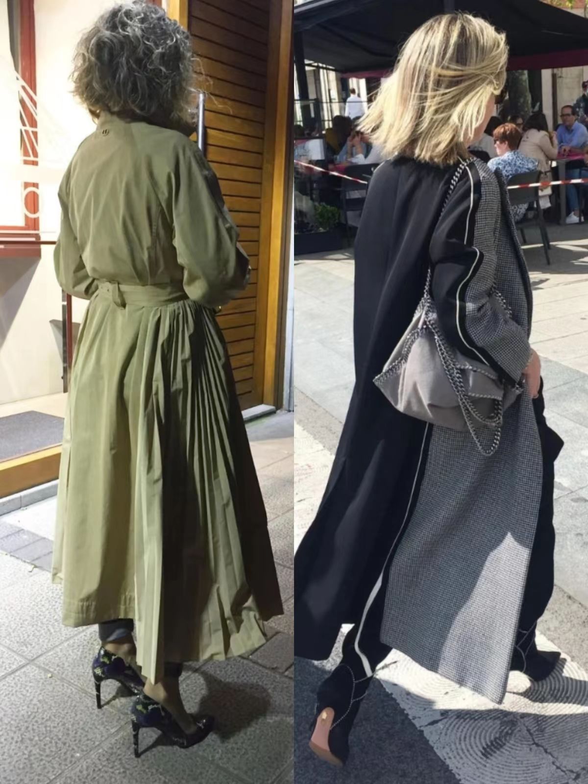 Foreign passers-by really know how to dress up, without showing arms or ...