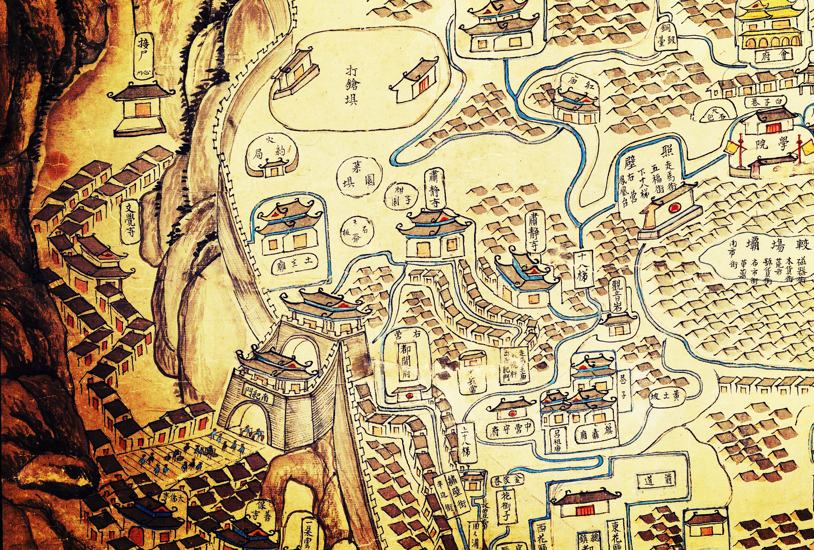 Chongqing's Qingming Riverside Map - iNEWS