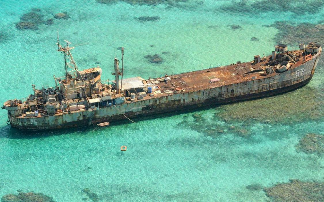 Tow away Second Thomas Reef and take a beach boat? Maritime Police ...
