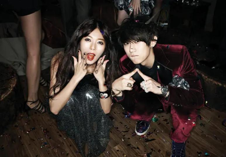 Sexy goddess HyunA shows off her figure, wearing a bikini, her skin is ...