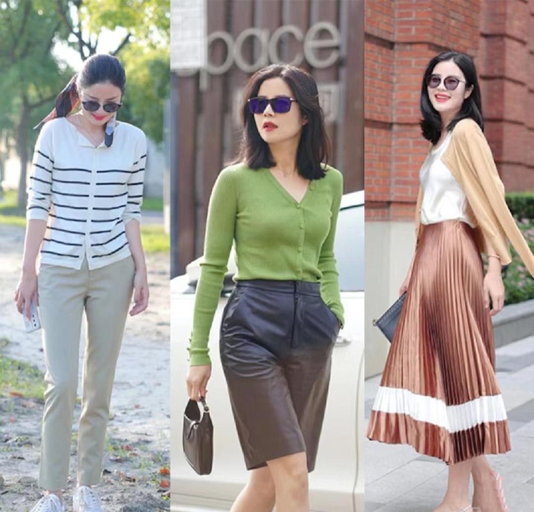 Remember to dress middle-aged women, don't wear red and purple! Try ...