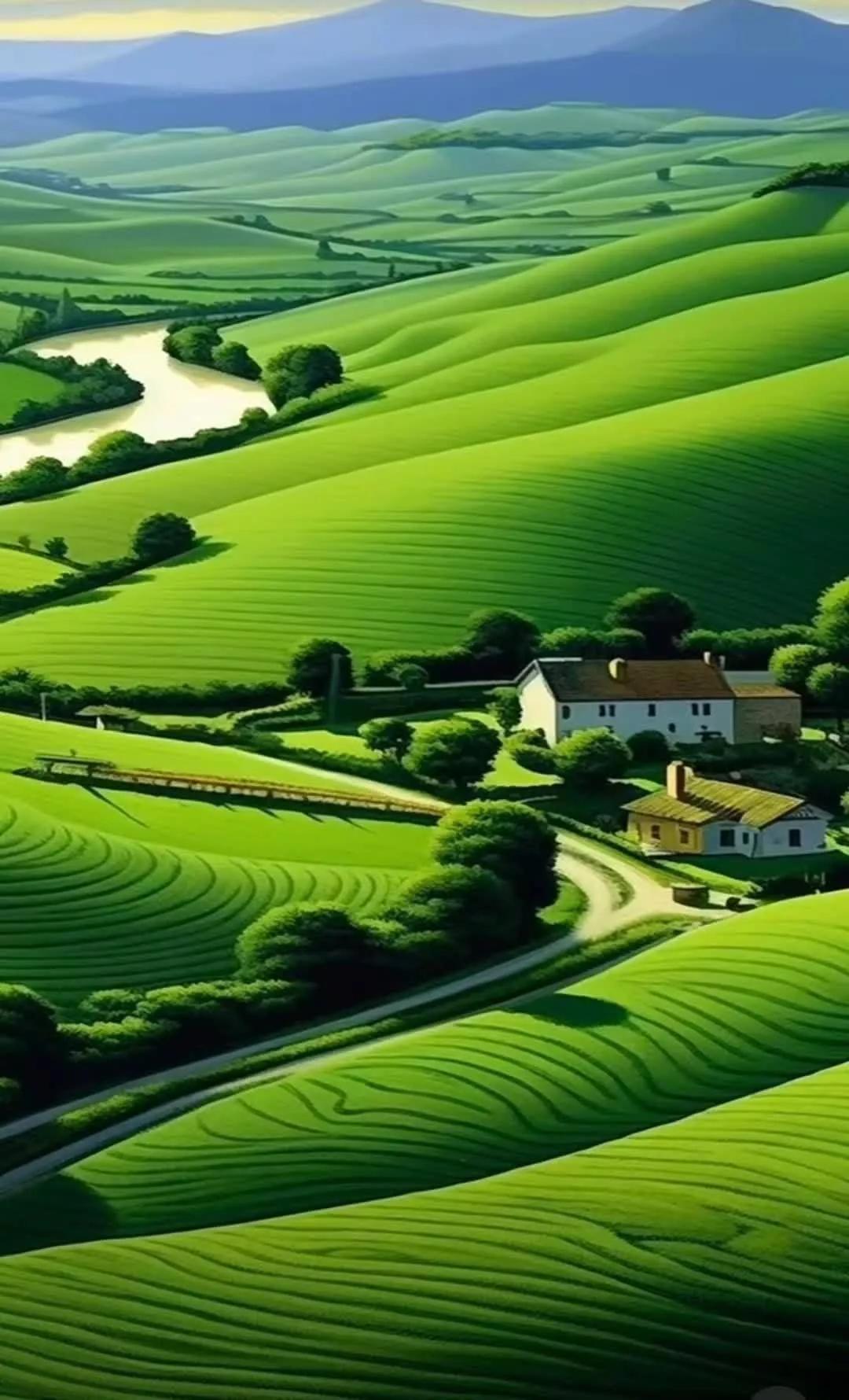 Quiet and romantic water ripples, the soft autumn scenery is ...