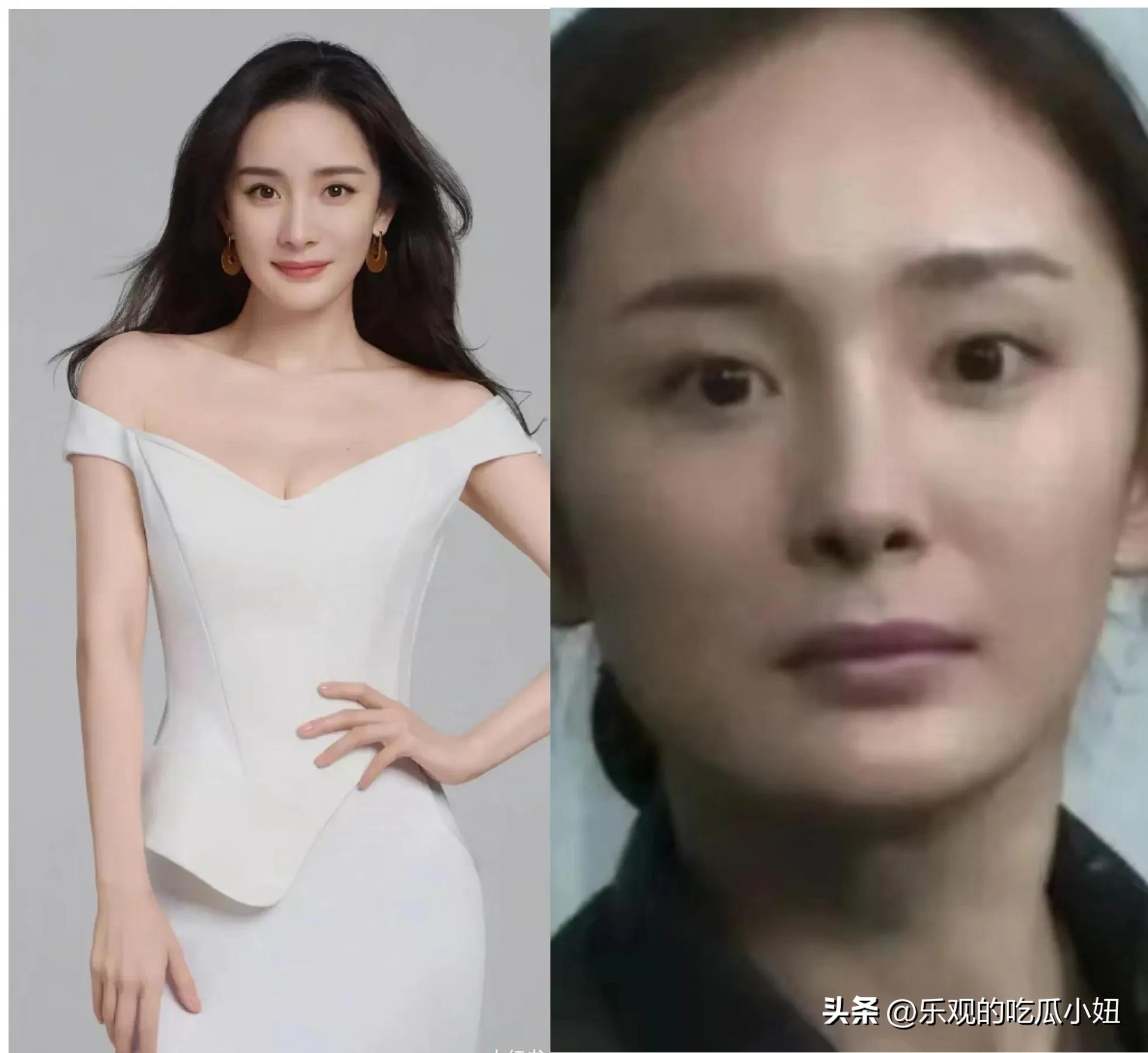 After Gong Li removes makeup, after Cecilia Cheung removes makeup ...