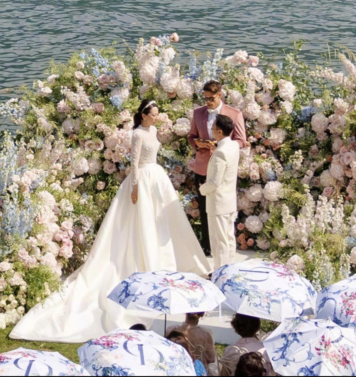 Donnie Yen and his wife Wang Shishi hold a make-up wedding to restart ...