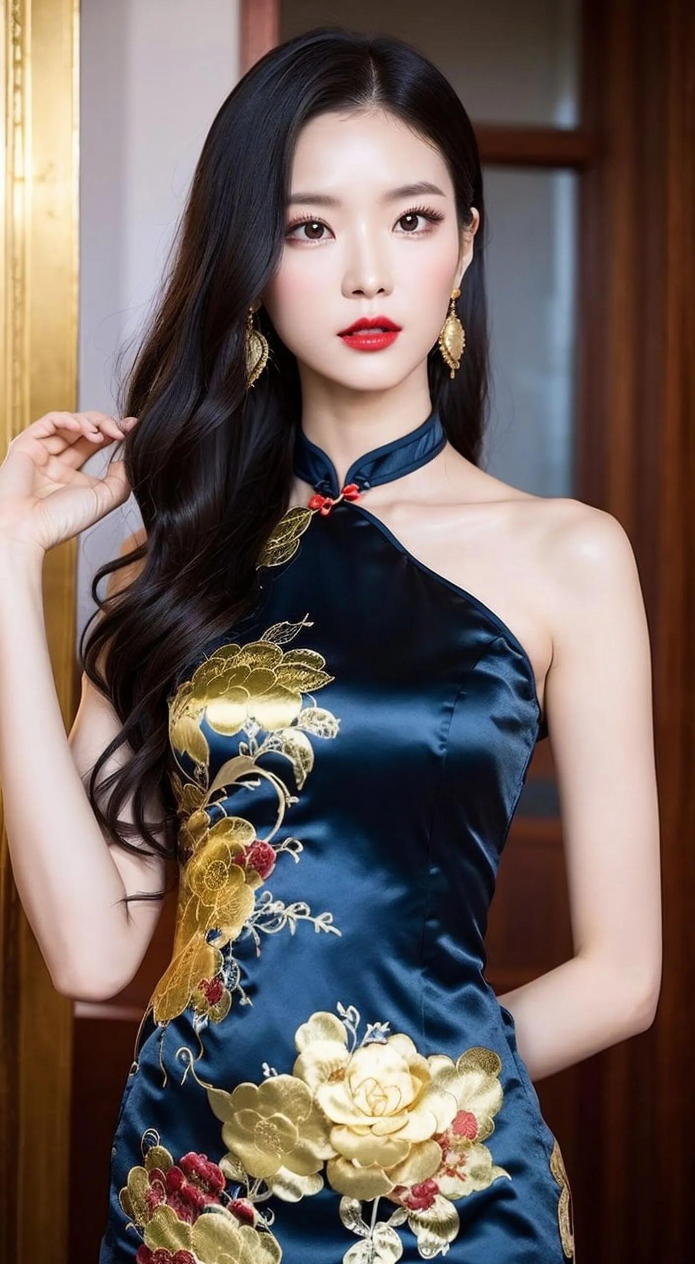 Realistic beauty intellectual cheongsam - iMedia