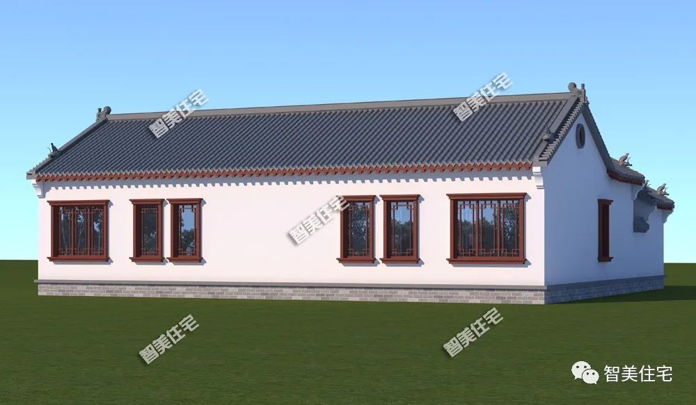 The 18.3x16.8m one-story courtyard can withstand the test of time, and ...