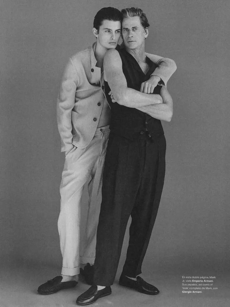 Son of legendary male model Mark Vanderloo officially debuts - iNEWS