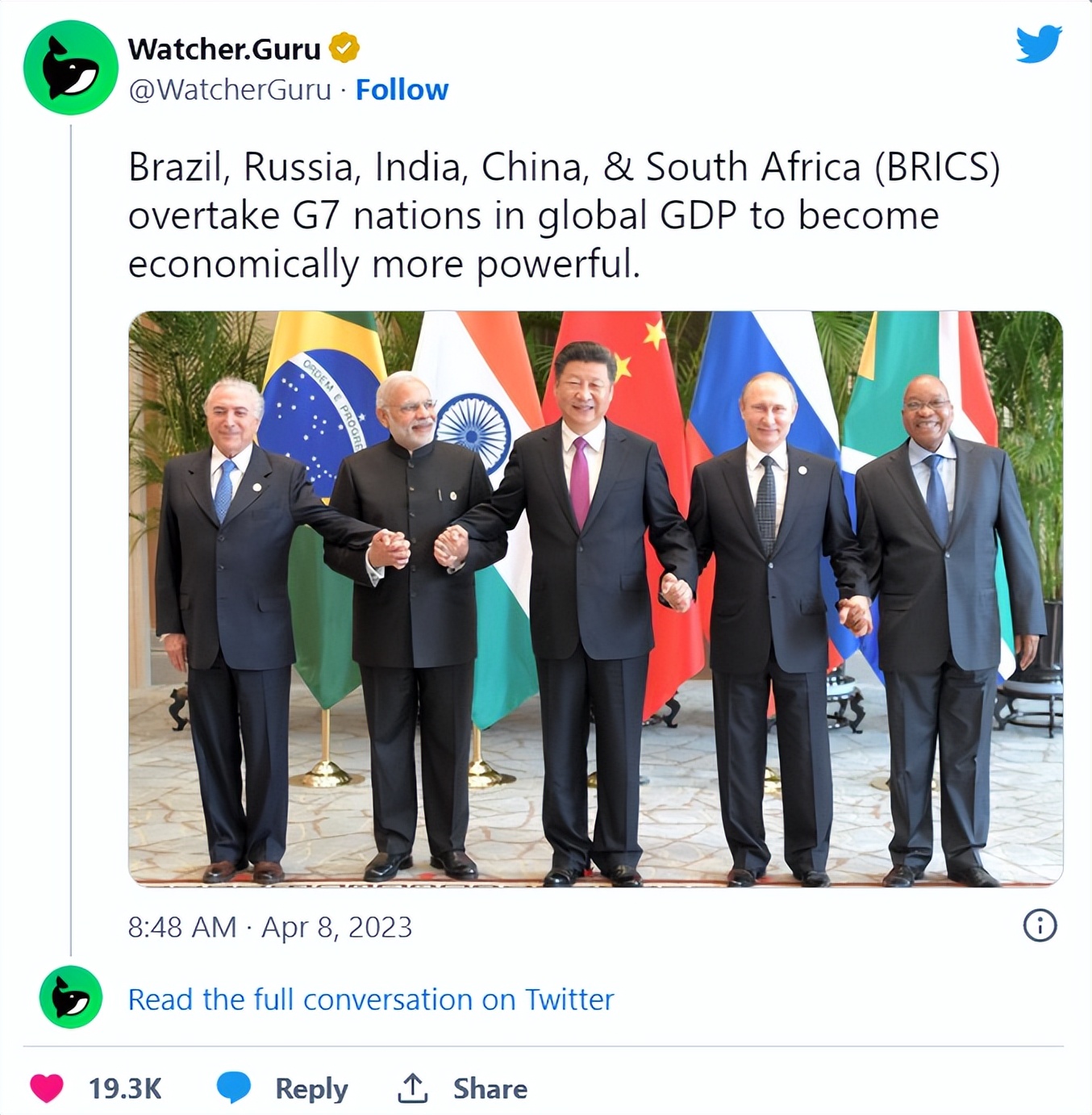 BRICS over G7? - iMedia