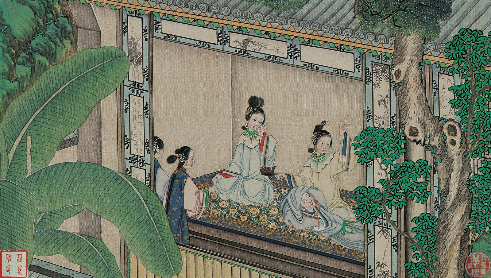 Third Sister You was drinking with Jia Zhen, and her behavior was so ...