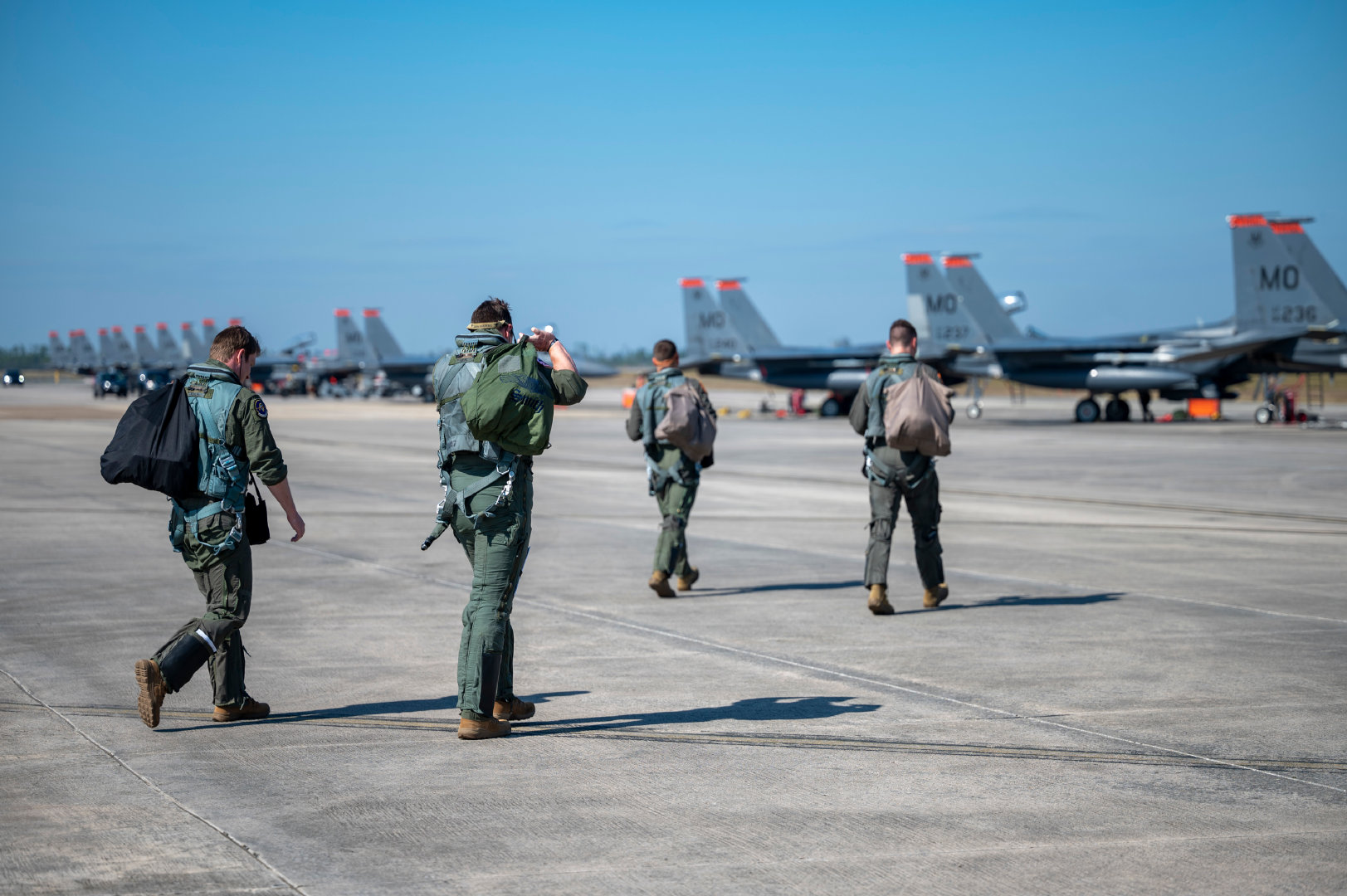 The 94th Fighter Squadron "Checkered Flag" 23-1 exercise - iMedia