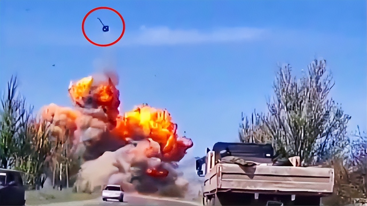 A roadside bomb exploded, and a Russian tank turret exploded into the ...