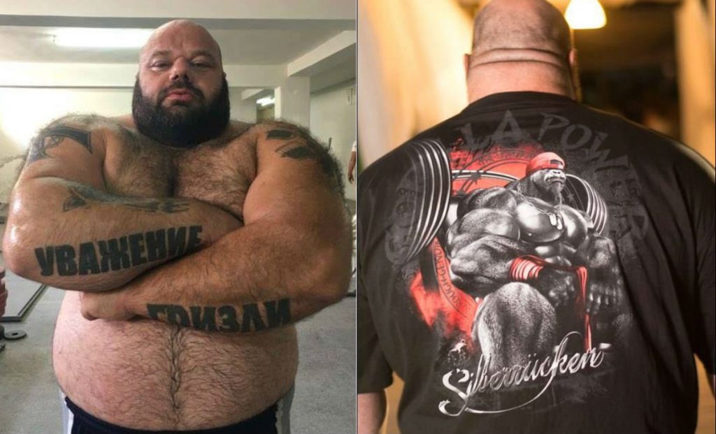 "Greek Grizzly": 120kg barbell does 14 curls, trying to break the ...
