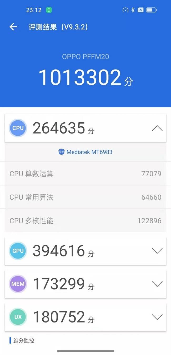 OPPO Find X5 Pro Dimensity Edition scores over one million, Dimensity ...