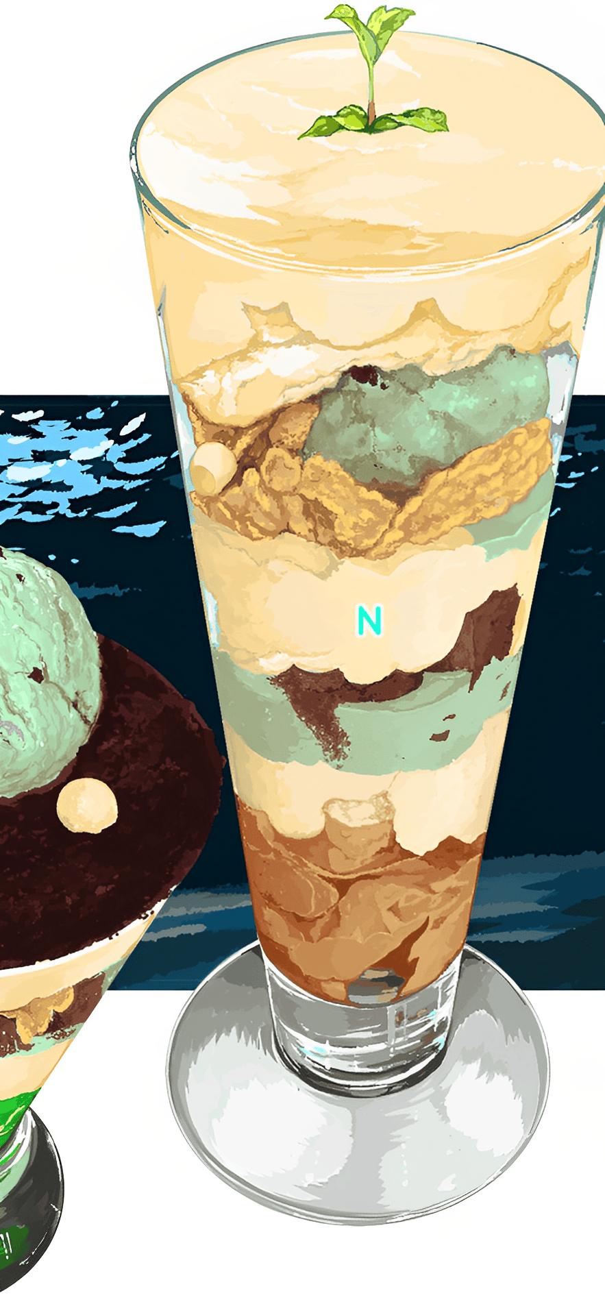 Sweet and Cool - Drawings of Mint Chocolate Illustrations - - iNEWS