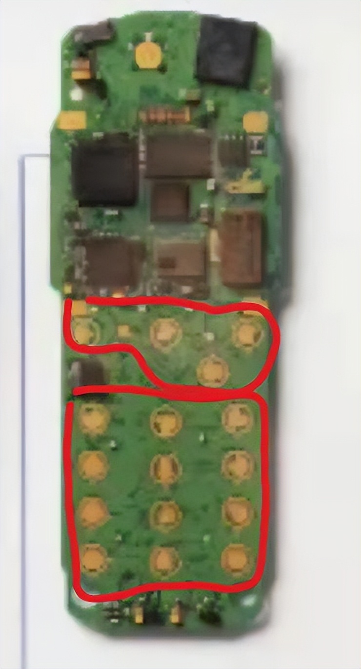 What did the motherboard structure of a Nokia mobile phone look like ...