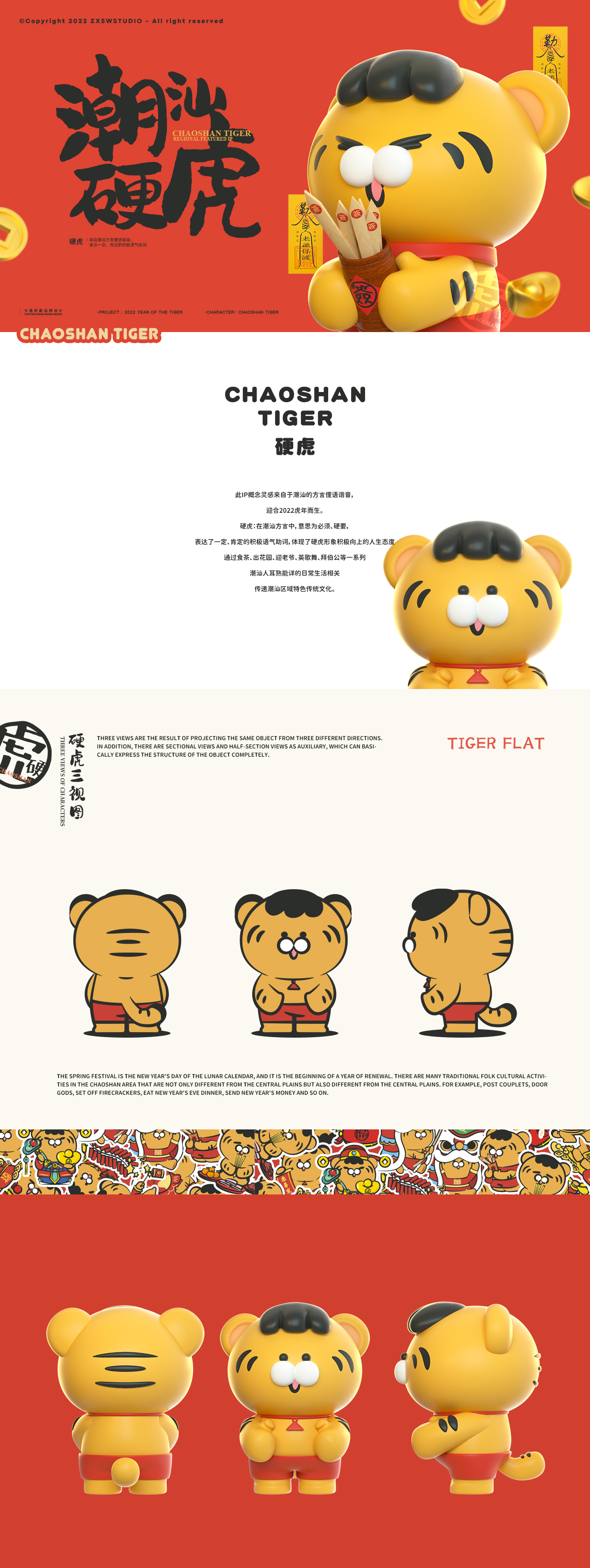 Chaoshan Hard Tiger IP Image Design - iMedia