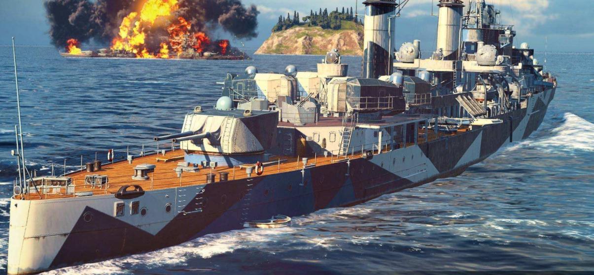 The first cruiser in the history of the Chinese Navy, with a ...