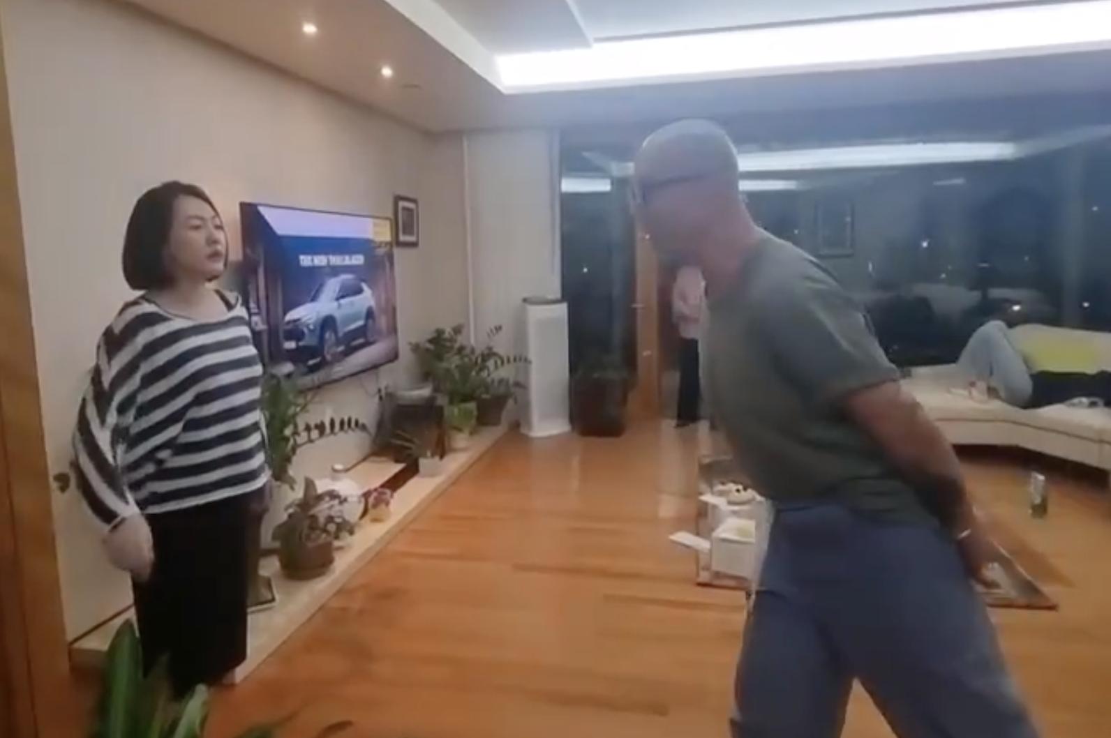 Little S dances hotly with Koo Jun-yup in South Korea, holding hands and circling without ...