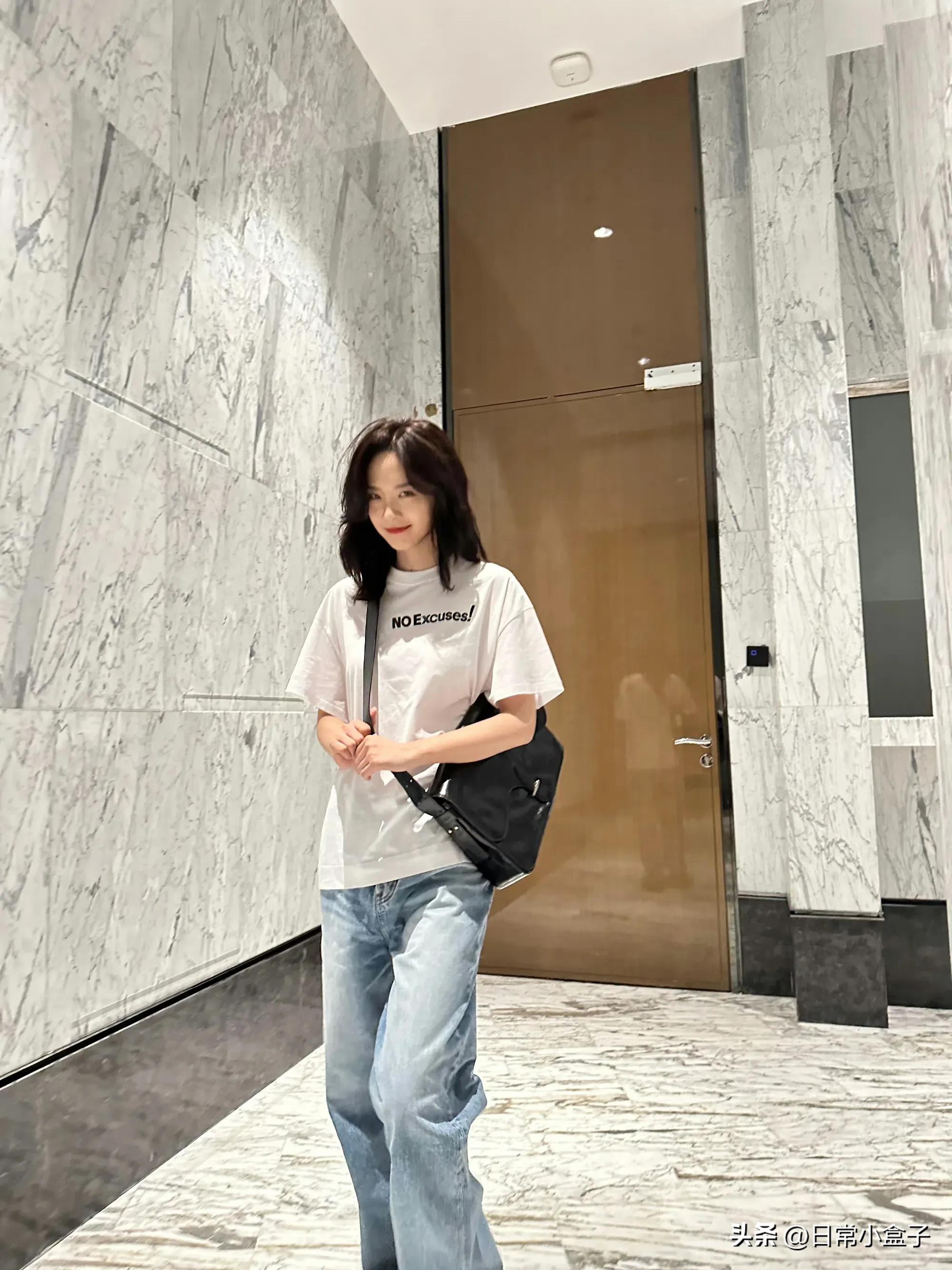 Lu Yangyang's outfits are too individual! Fishnet slippers become the ...