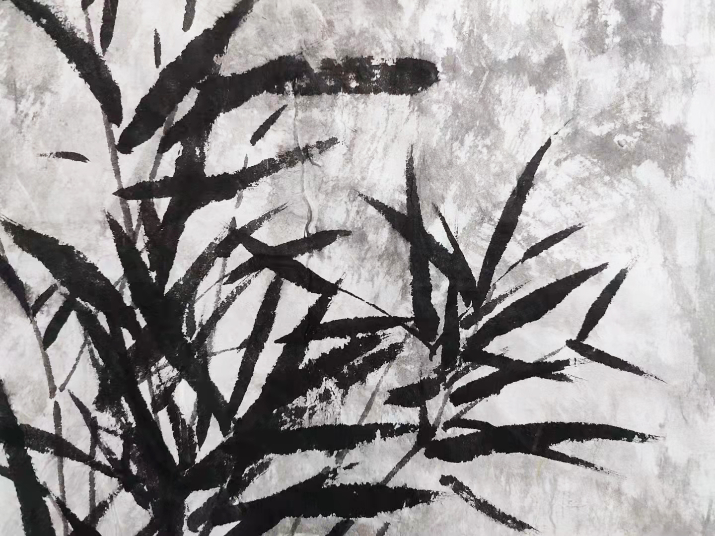 Crooked wood painting language (1) - "meaning" cannot be explained ...