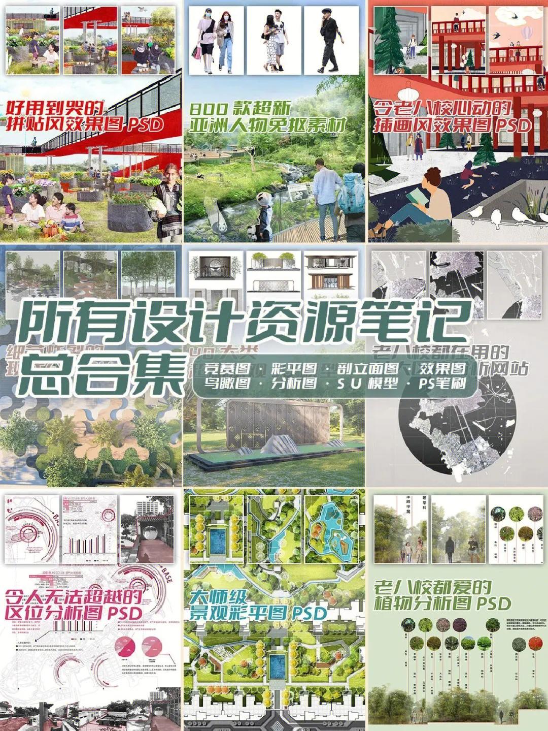 9 categories of practical resources: competition drawings/color flat ...