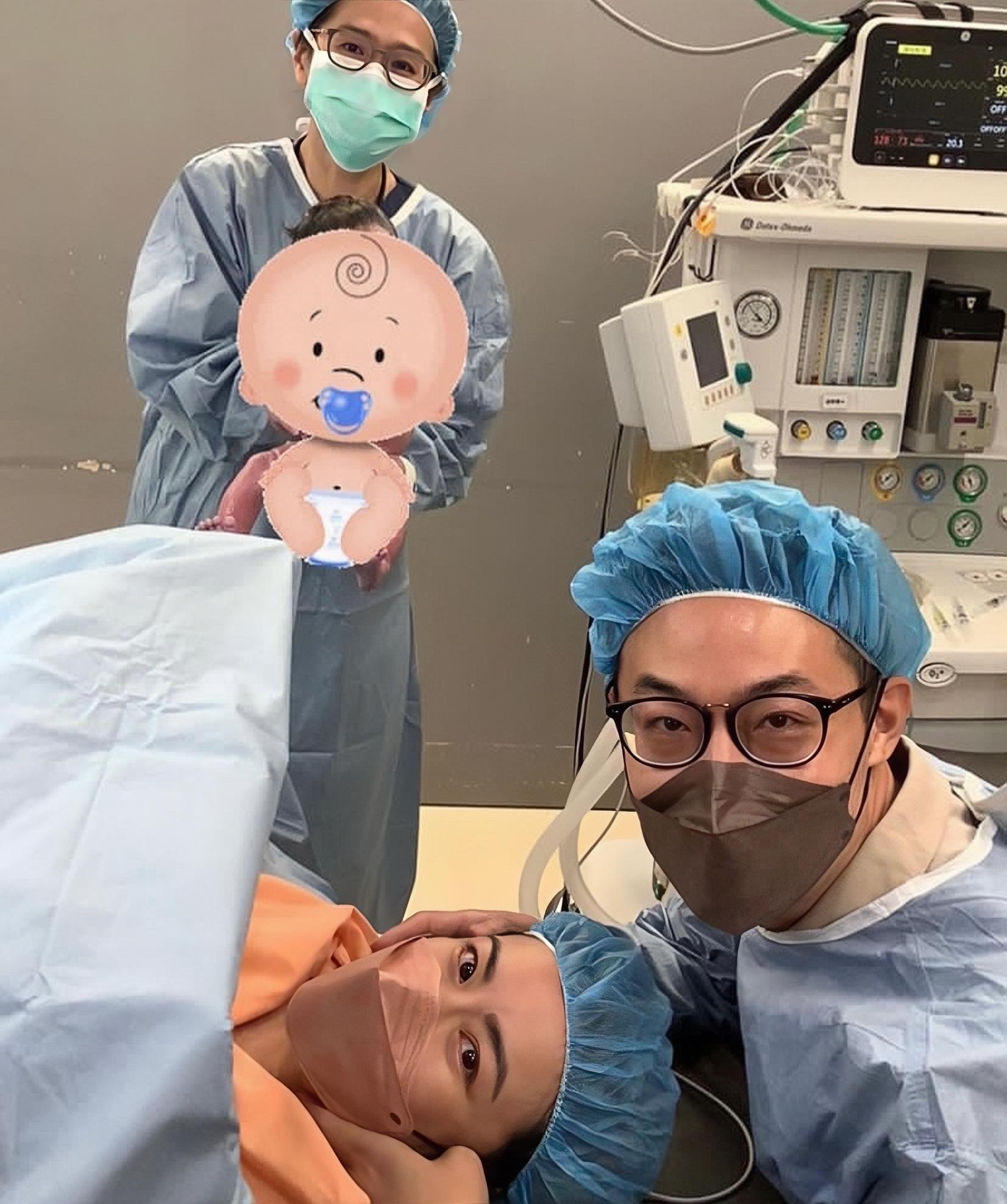 Caesarean section!A well-known Taiwanese actress announced that she was ...