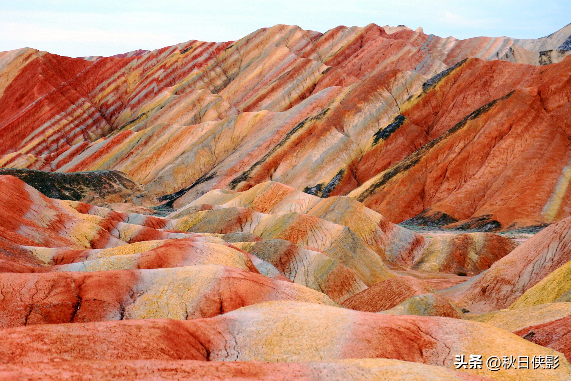 This scenic spot in Gansu is famous for its Danxia scenery, such as an ...