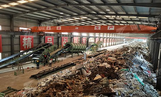 Construction and decoration waste treatment and sorting equipment ...