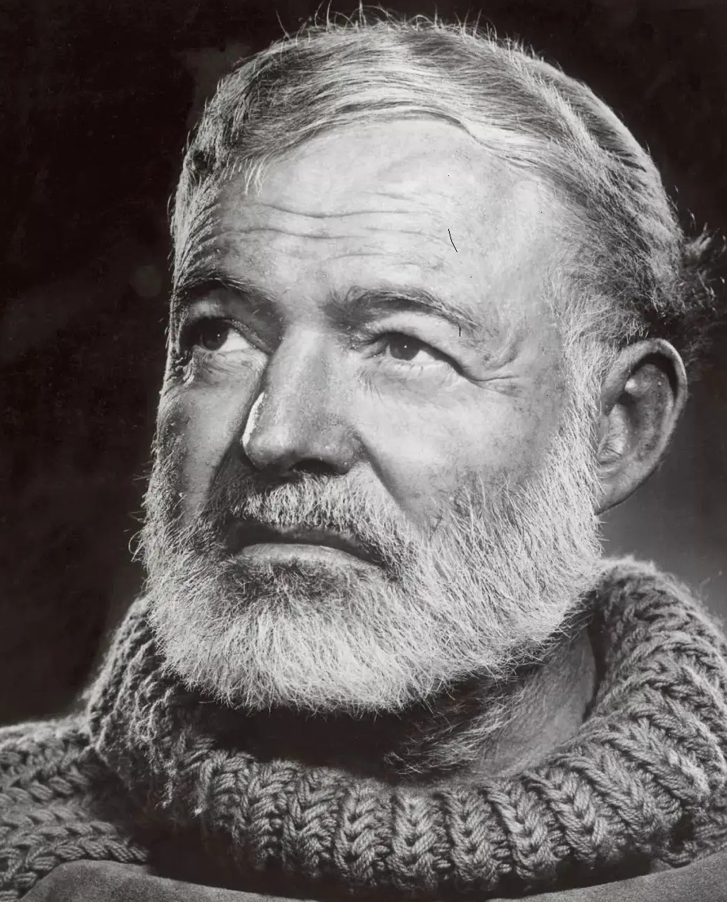 American novelist Ernest Hemingway, the character dialogue description ...