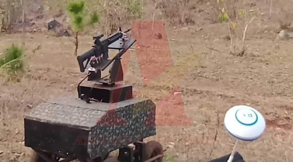 Burmese senior students make remote-controlled combat robots to help ...