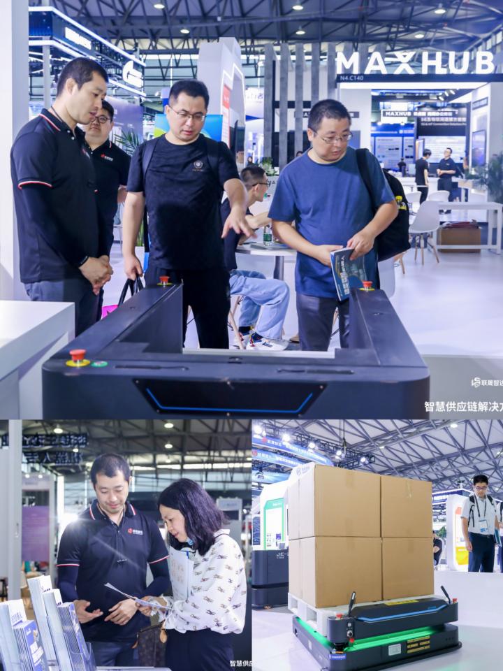 Jiexiang Lingyue participated in the 2023MWC, "intelligent manufacturing + smart logistics ...