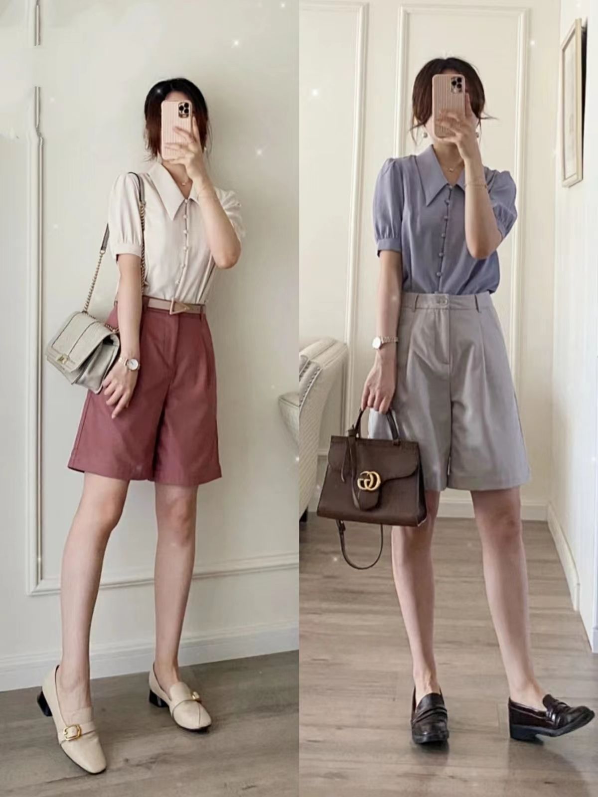 Shirt + Bermuda shorts, T-shirt + Bermuda shorts, it is fashionable and ...