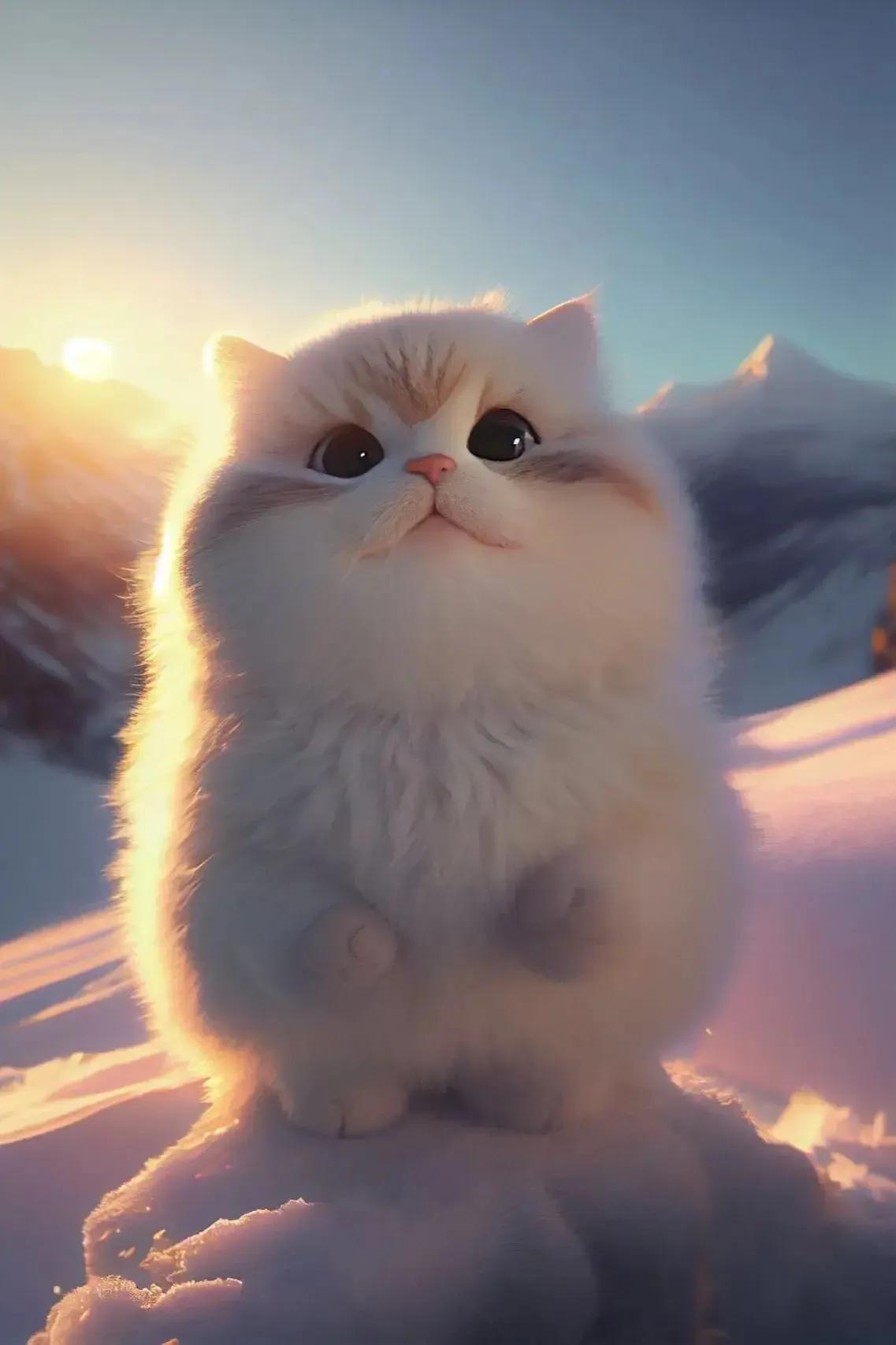 Huge cute kitty head portrait strikes - iNEWS