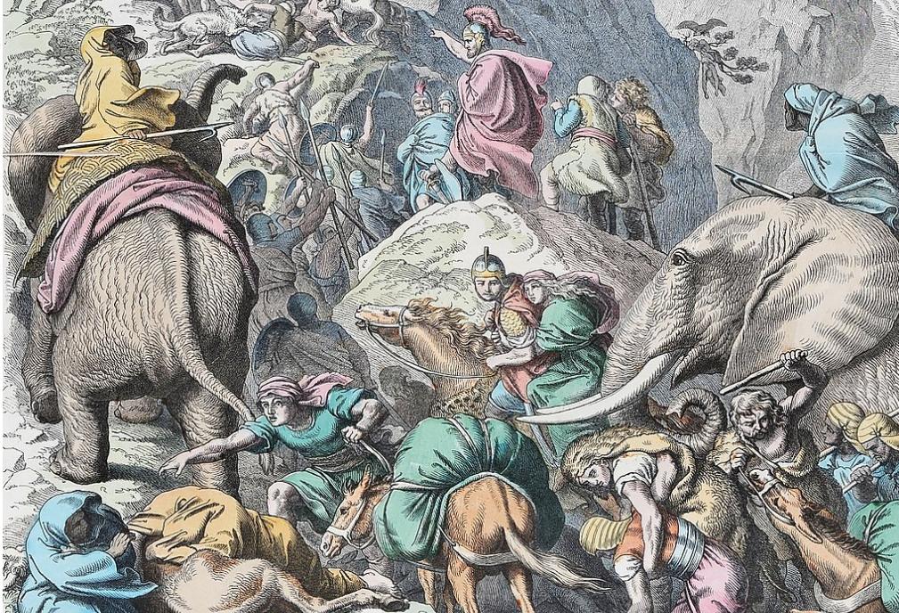 From the history of Hannibal in the ancient country of Carthage, what ...