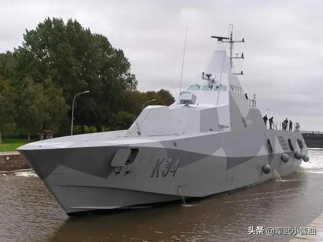 Sweden's "Visby" class frigate looks extremely good, its stealth ...