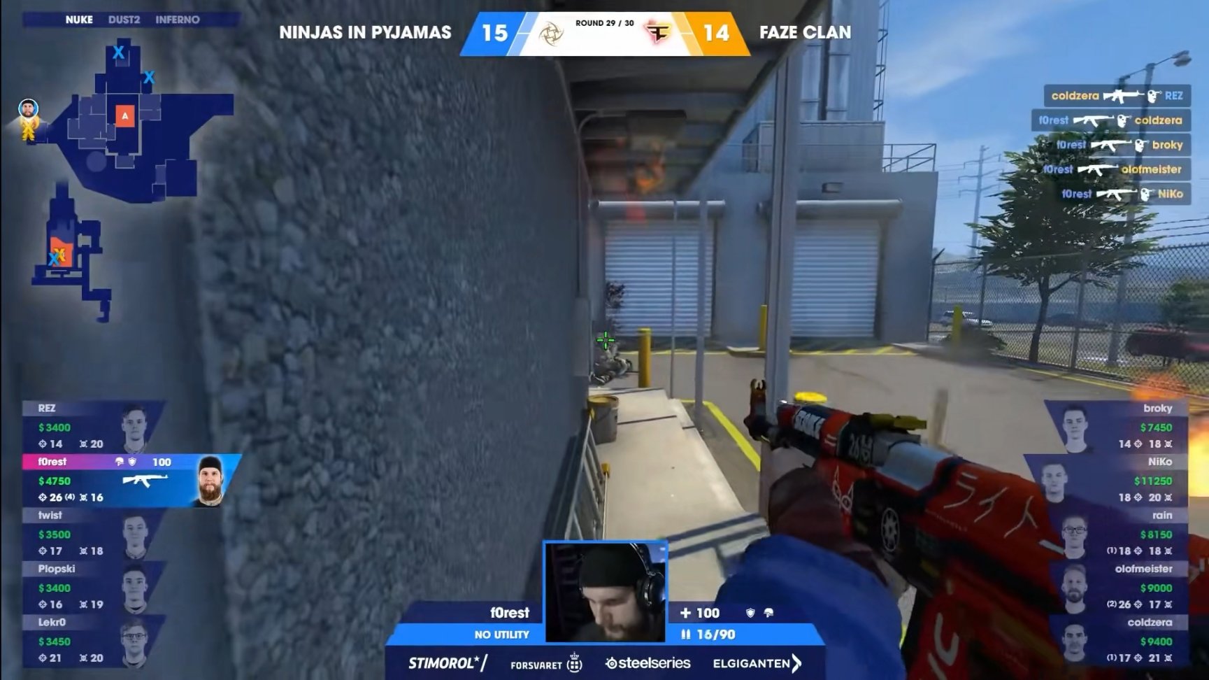 《重溫經典賽事》－2019 Blast哥本哈根決賽Faze vs Nip - 資訊咖