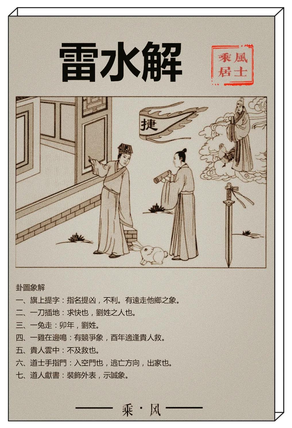 Chapter 40 of "Book of Changes", Lei Shui [Explanation], the gentleman ...