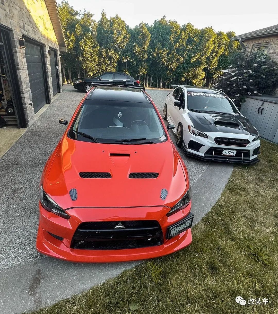 The 10th generation EVO and the 11th generation STi dual-wield lady ...