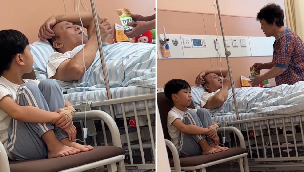 Strange scene in the hospital: grandma and nanny take the baby together ...