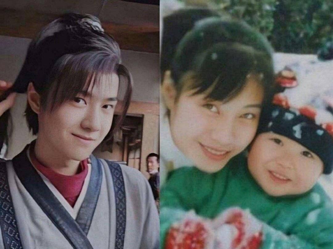 Wang Yibo plastic surgery?Posting photos of my father when he was young ...