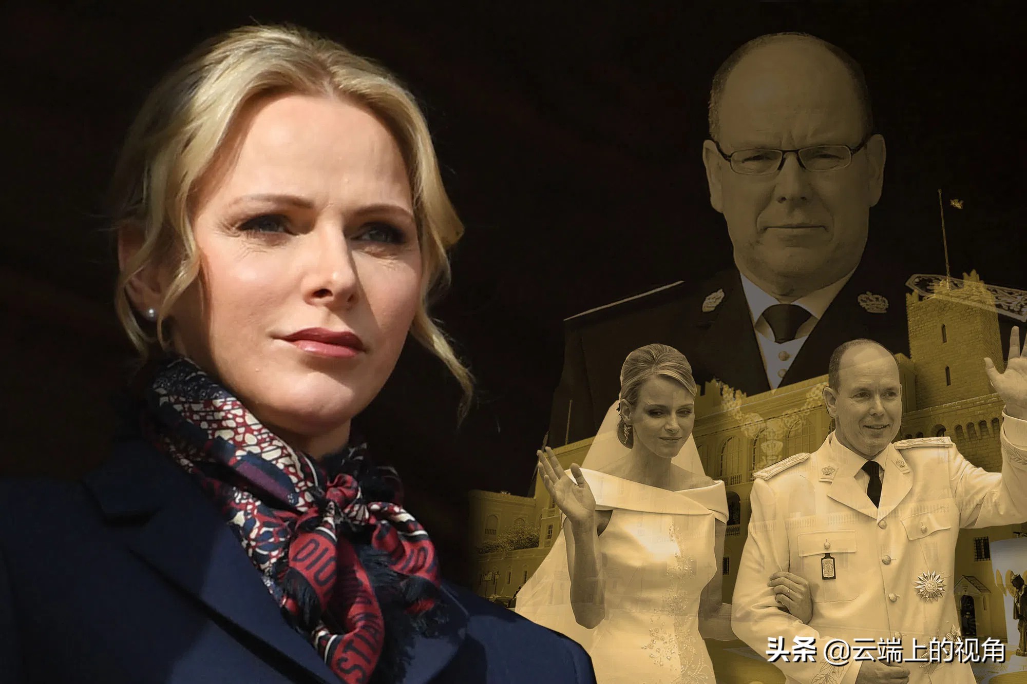 Why does Princess Charlene always look so sad? Maybe it has something ...