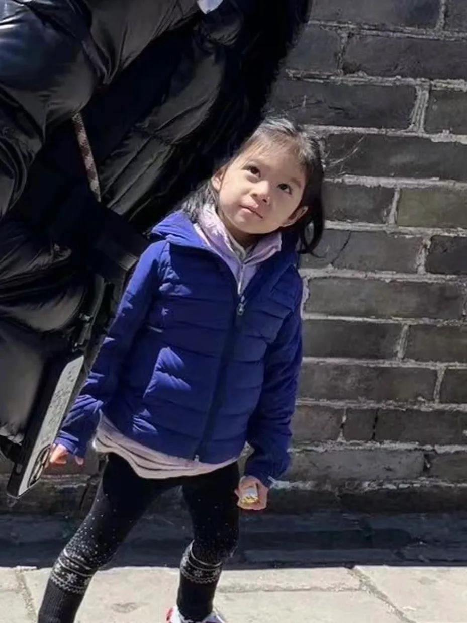 Guo Jingjing's family of five climbed the Great Wall, and her 4-year ...