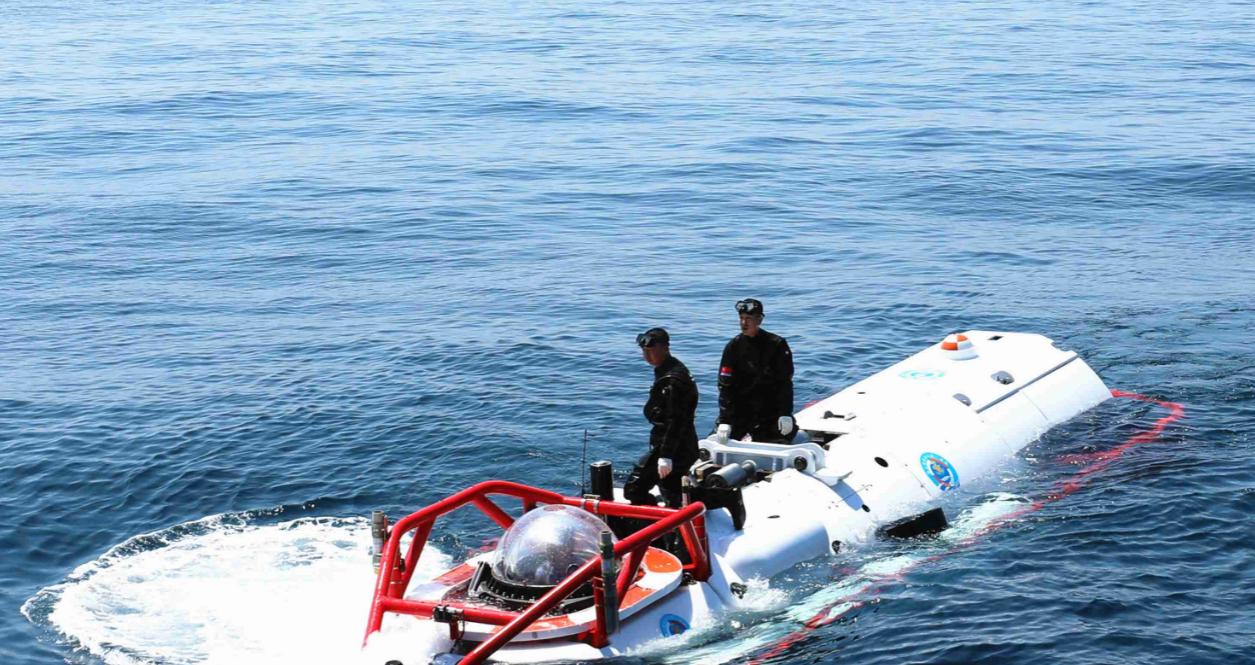 Our submarine rescue ship will be opened for the first time. It is ...