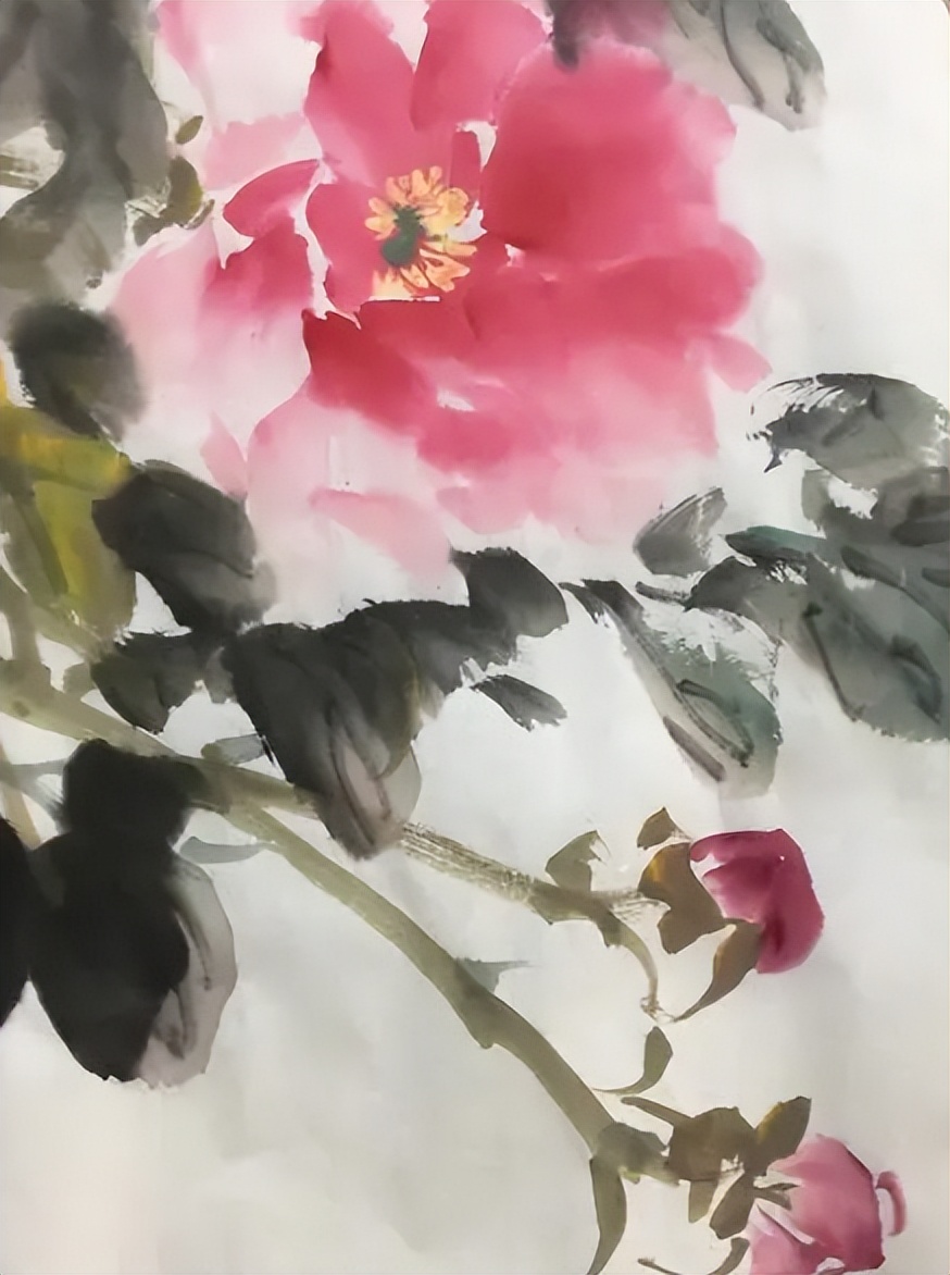 How does the technique of using brush in Chinese freehand flower-and ...